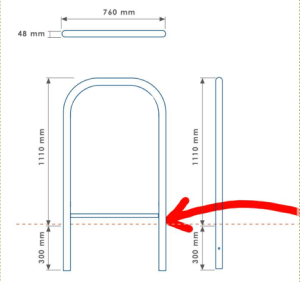 Stainless Steel Door Barrier with Tapping Rail - Door Barriers